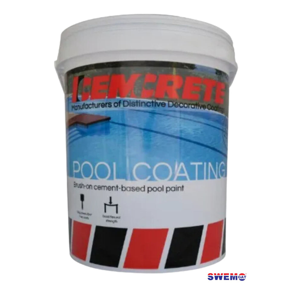 Cemcrete cement-based pool coating 15kg (select colour) Swemgat