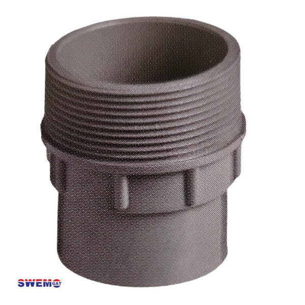 PVC weir fitting Adaptor 50mmThread x 50mm Glued - No.17 – Swemgat