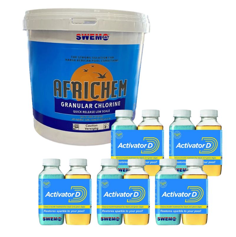 Activator D - Monthly treatment for 50000 Litre swimming pool water ...